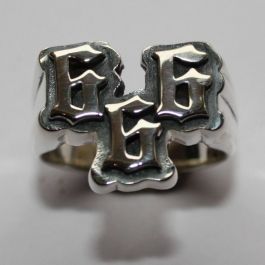 666 Ring in echt 925 Sterling Silber
